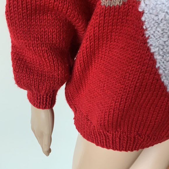 Hand Crafted | Sweaters | Vintage Handmade Possum Knit Sweater | Poshmark